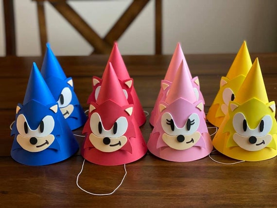 Sonic Inspired Party Hats - Etsy