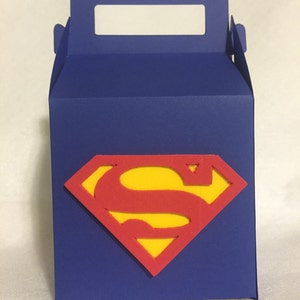 Superman Inspired Goodie Boxes - Etsy