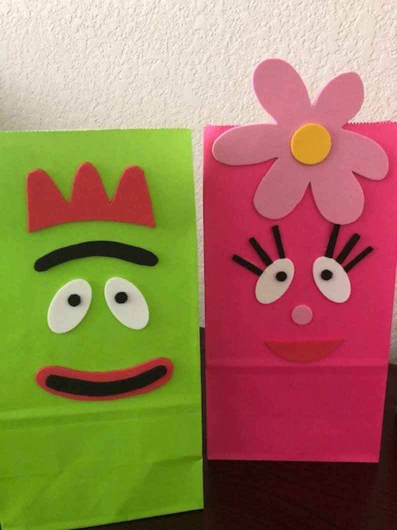 Yo Gabba Gabba Inspired Goodie Bags - Etsy Yo Gabba Gabba Inspired Goodie Bags - Etsy