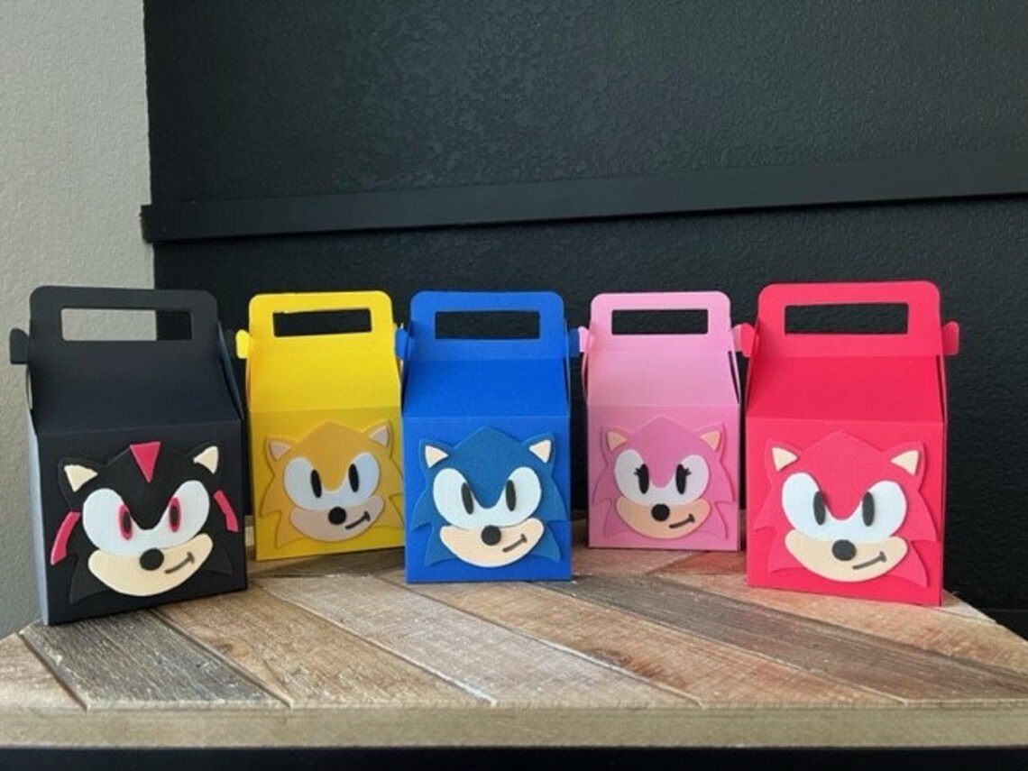 Sonic Inspired Goodie Boxes - Etsy