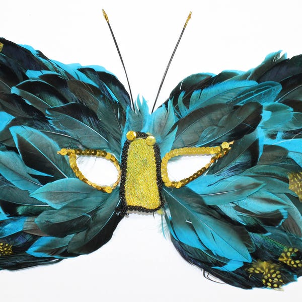 Feather Mask - Etsy