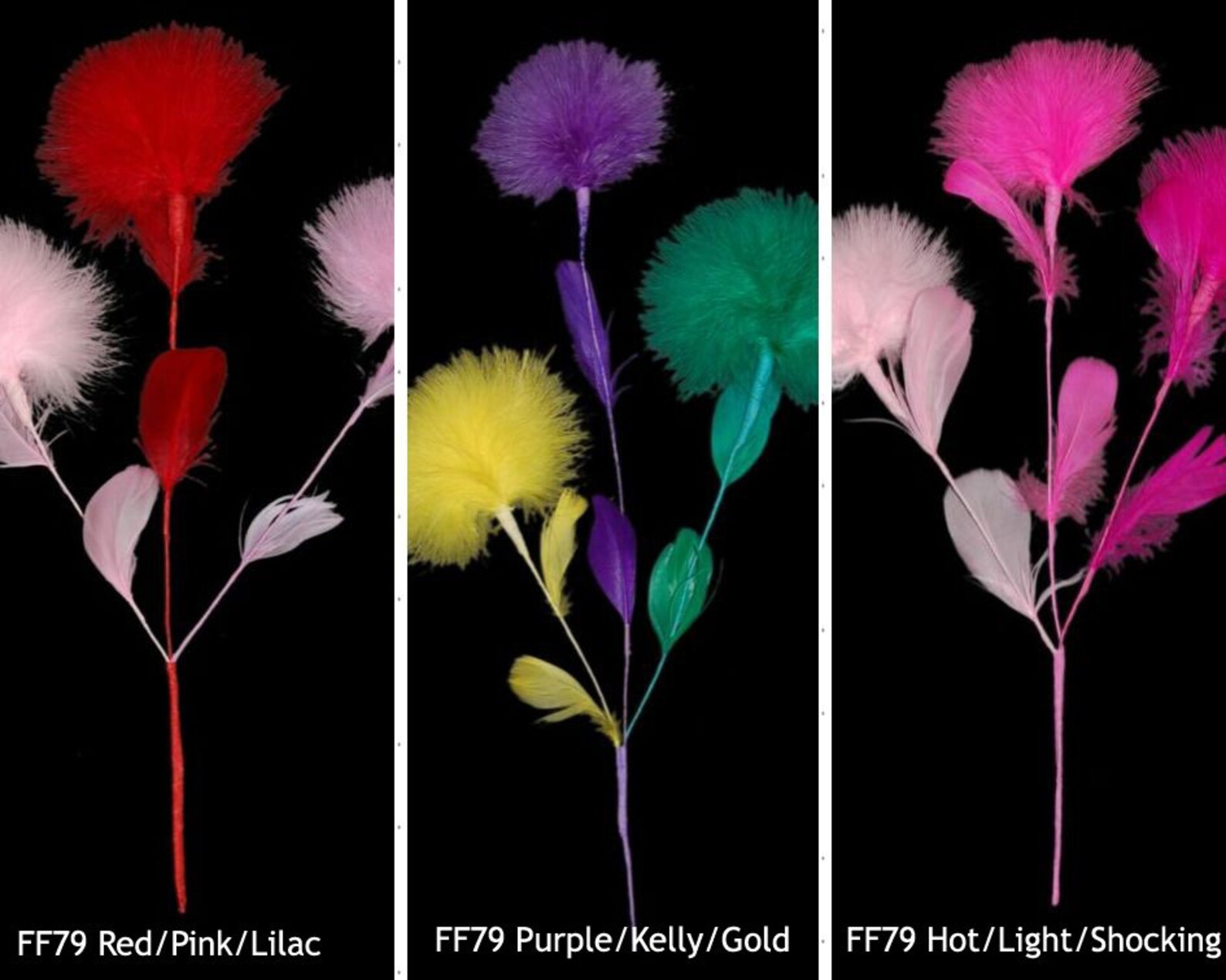 Feather Flowers : Various Styles and Colors to Choose | Etsy