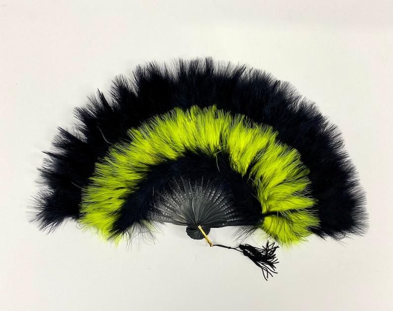 Marabou FEATHER Fan 12" X 20" Many Colors (opens & Closes) for ...