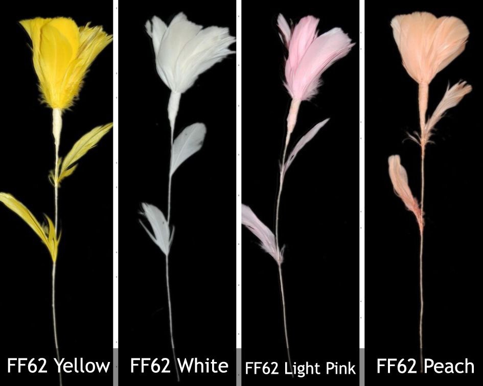 Feather Flowers : Various Styles and Colors to Choose | Etsy