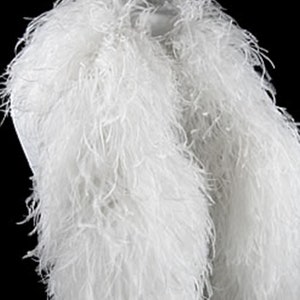 8 PLY THICK Ostrich Feather Boa (6-feet Long/8-12" Thick) Various ...