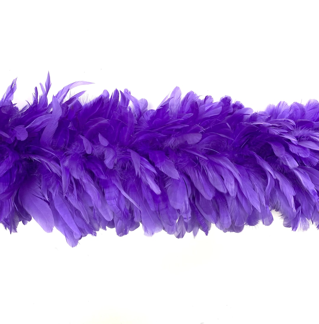 LAVENDER Feather COQUE BOA 72" in Length 4-7" in Width for Halloween ...