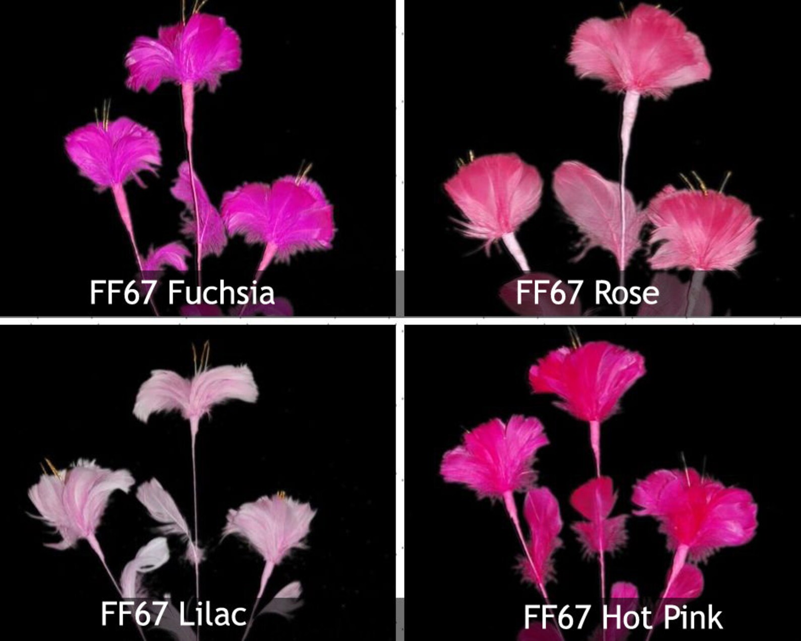 Feather Flowers : Various Styles and Colors to Choose | Etsy