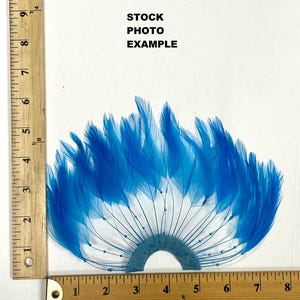 HALF PINWHEEL Hackle Feathers W/beads Various Colors for Hats Millinery ...