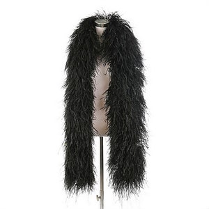 8 PLY THICK Ostrich Feather Boa (6-feet Long/8-12" Thick) Various ...