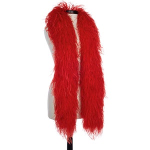 8 PLY THICK Ostrich Feather Boa (6-feet Long/8-12" Thick) Various ...
