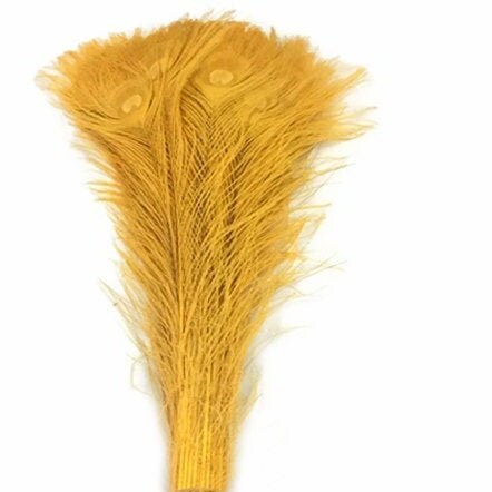 BLEACHED PEACOCK Tail Feathers 35-40" in Many Colors for Halloween ...