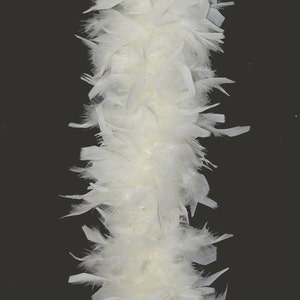 80 Gram Chandelle FEATHER Boa 72" IVORY - Etsy