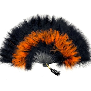 Marabou FEATHER Fan 12" X 20" Many Colors (opens & Closes) for ...