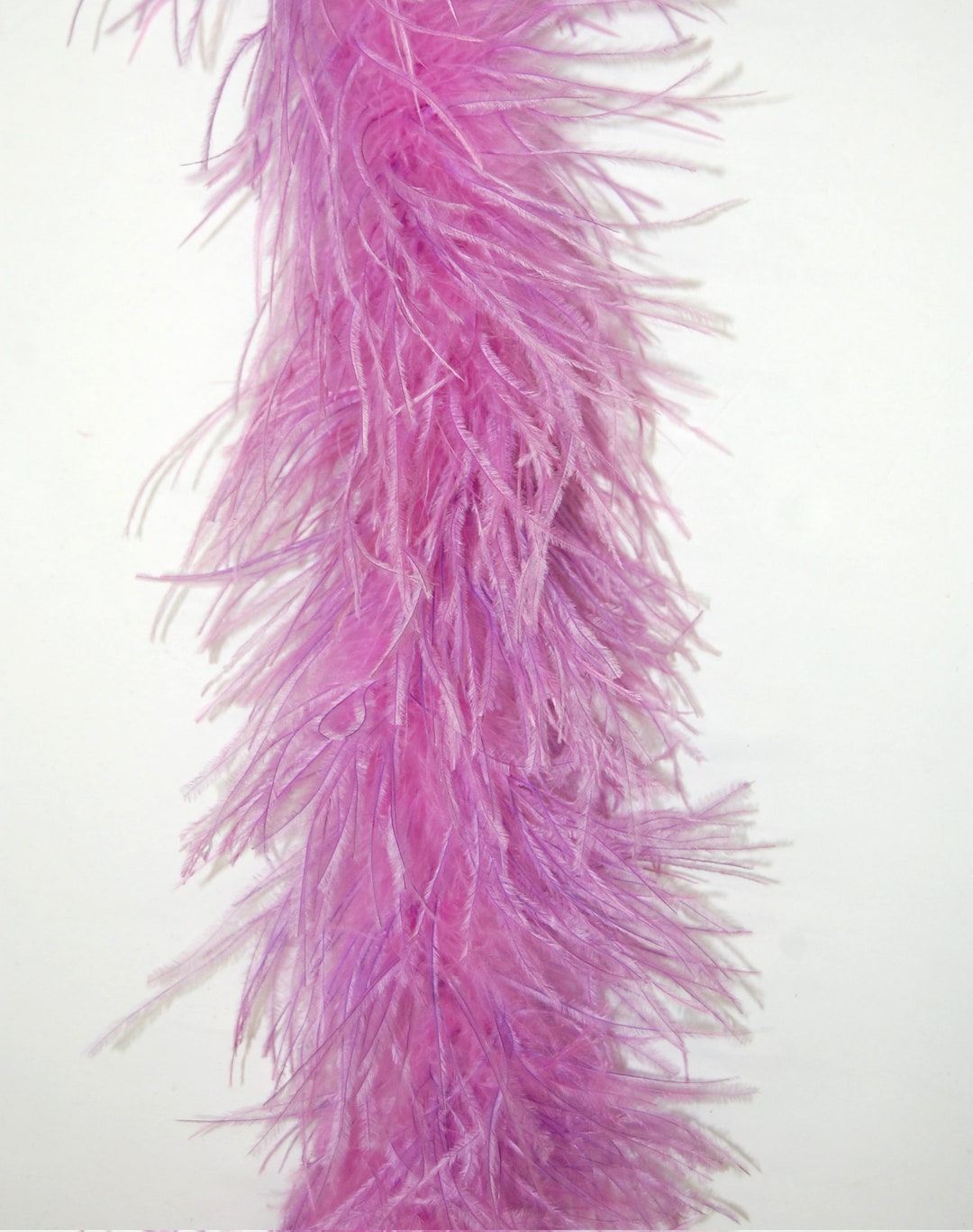 2 Ply LILAC Ostrich Feather Boa 2 Yards for Halloween Costume Craft ...
