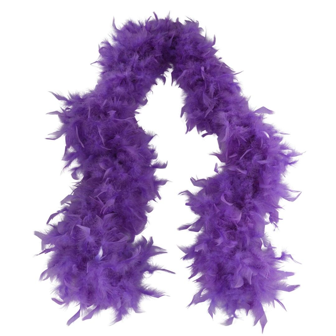 LAVENDER 80 Gram Chandelle Feather Boa 72" Length for Halloween Costume ...