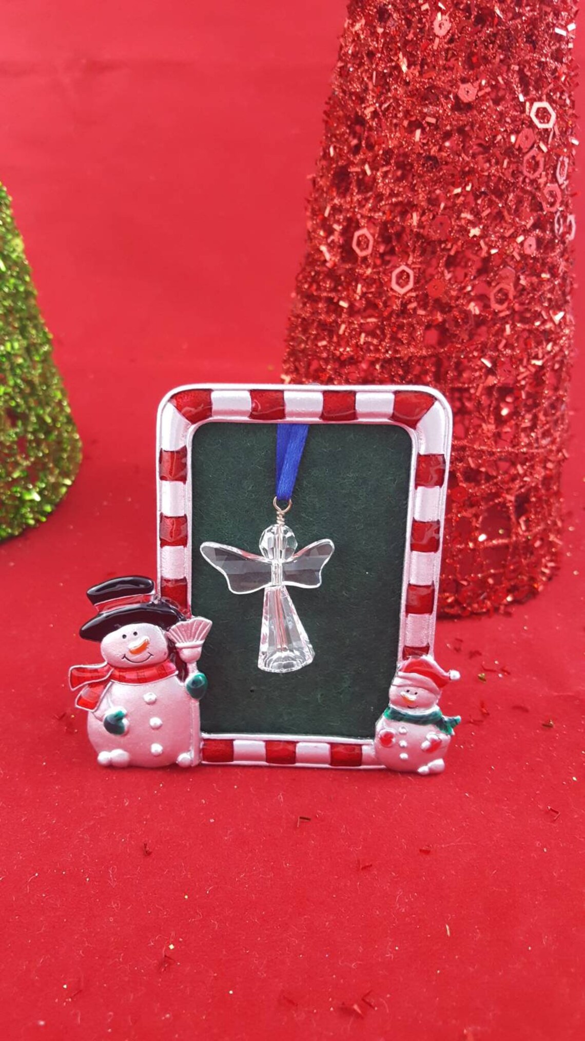 Swarovski Angel Ornament With Asymmetrical Wings and a Satin Ribbon - Etsy