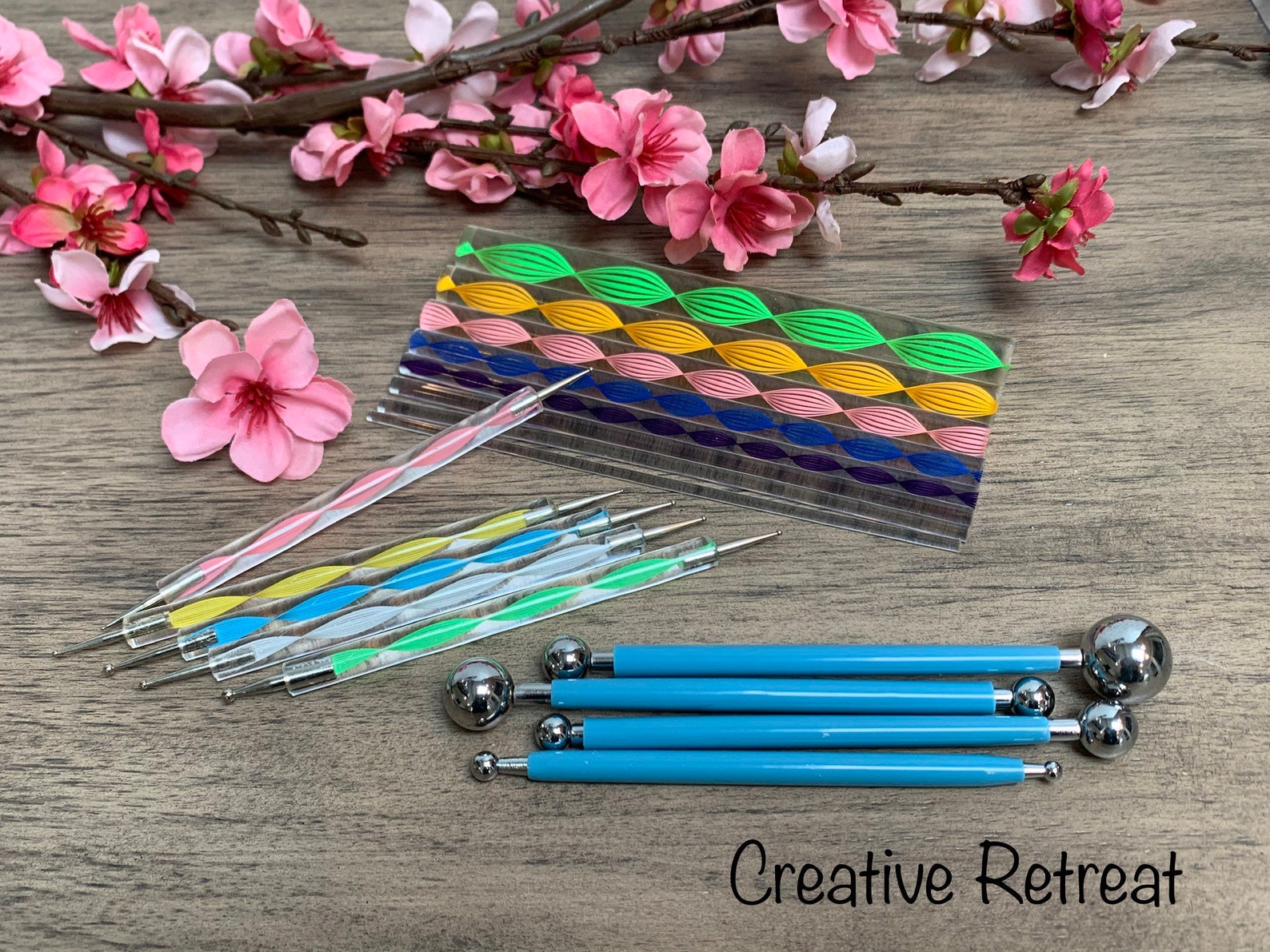 Mandala Dotting Tools/stylus With Stencils and Storage Bag | Etsy