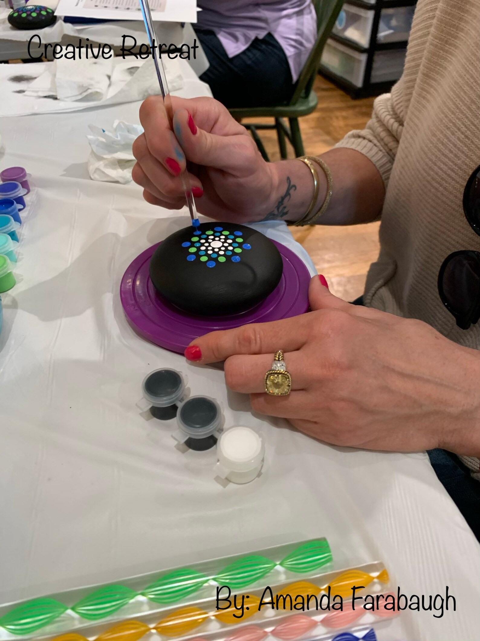 Mandala Dotting Tools/stylus With Stencils and Storage Bag - Etsy