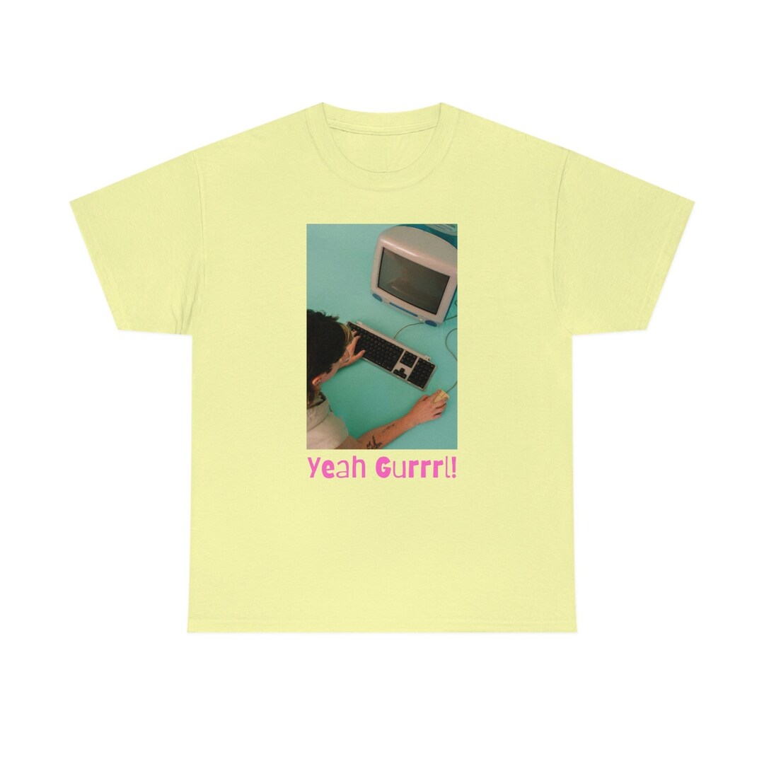 Y2K Computer T-shirt, Riot Grrrl Shirt, 2000s Shirt, Feminist Shirt ...