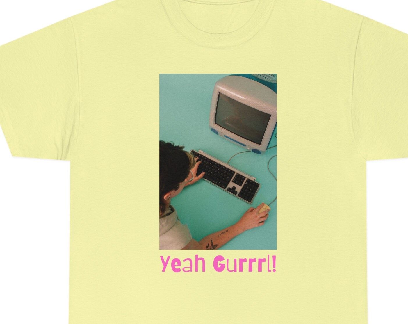 Y2K Computer T-shirt, Riot Grrrl Shirt, 2000s Shirt, Feminist Shirt ...