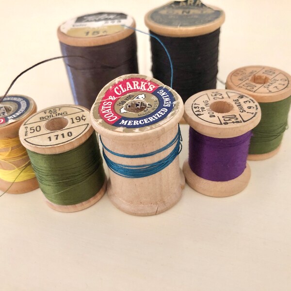 Old Thread Spools - Etsy