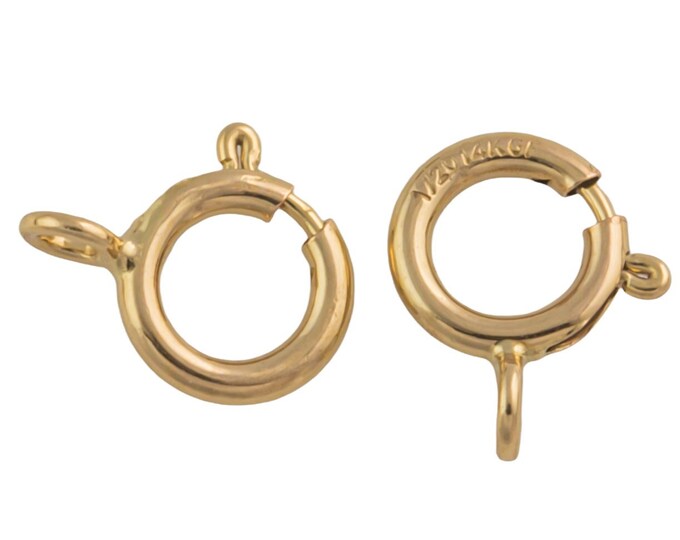 Gold Filled Open Spring Ring Clasp 14/20 Gold Filled USA - Etsy