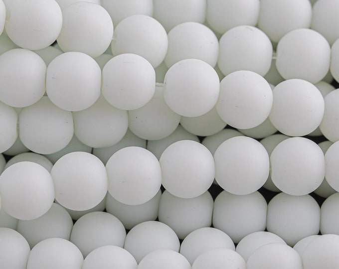 Natural Matte Cream Agate High Quality full Strand 15.5 Inch - Etsy