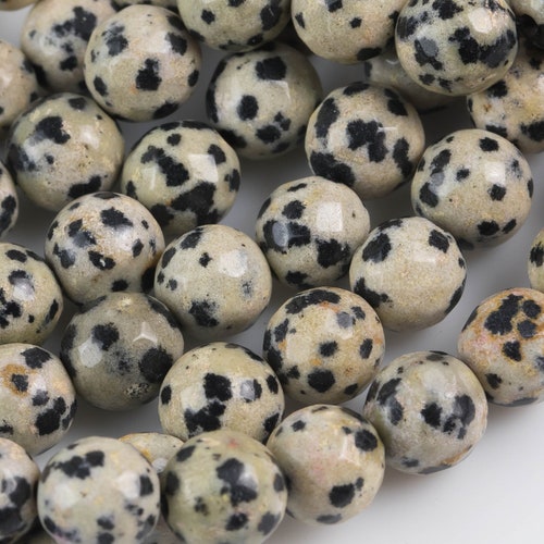 Natural Gray Spotted Jasper High Quality in Round 6mm 8mm | Etsy