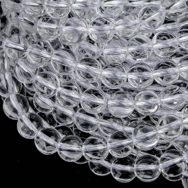 Clear Glass Beads - Etsy