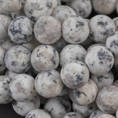 Natural Gray Spotted Jasper High Quality in Round 6mm 8mm - Etsy