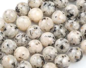 Natural Gray Spotted Jasper High Quality in Round 6mm 8mm - Etsy