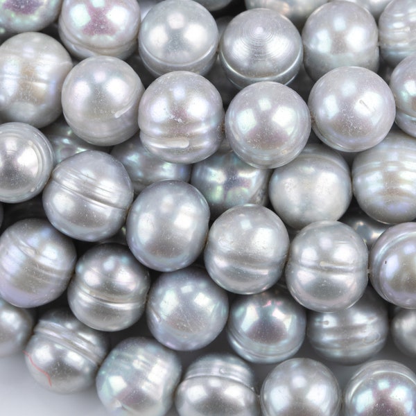 Gray Pearl Necklace - Etsy