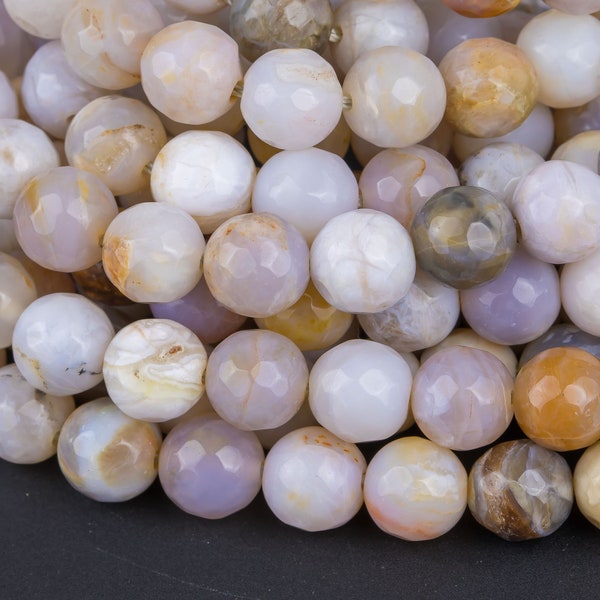 Faceted Round Agate - Etsy