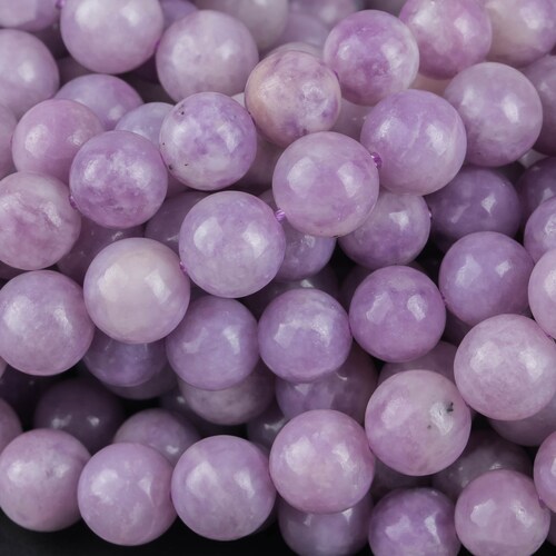 Natural Lilac Violet Purple Lepidolite 4mm 6mm 8mm 10mm Smooth | Etsy