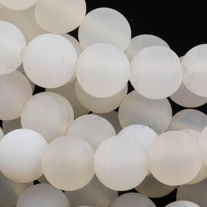 Natural Matte Cream Agate, High Quality -full Strand 15.5 Inch Strand ...