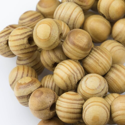 Natural Dark Tan Banded Wood Shaped Beads Sold by 15.5 - Etsy