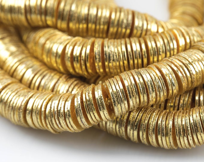 Brushed Gold Soldered Flat Rings or Silver-plated6 Sizes 15mm to 41mm ...