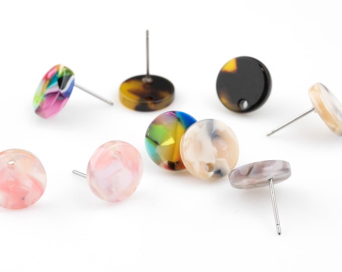 18pcs Tortoise Shell Acetate Heishi Beads 6mm 8mm 10mm 1b | Etsy