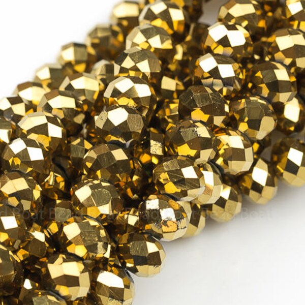 Crystal Rondelle - Etsy