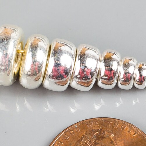 Sterling Silver Spacer Beads 925 Sterling Silver Round Spacer | Etsy