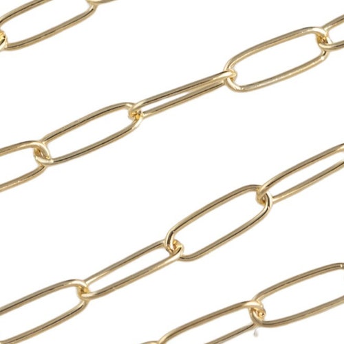Gold Filled Round Tubed Chain Elongated Oval Chain 5 X 2 Mm - Etsy
