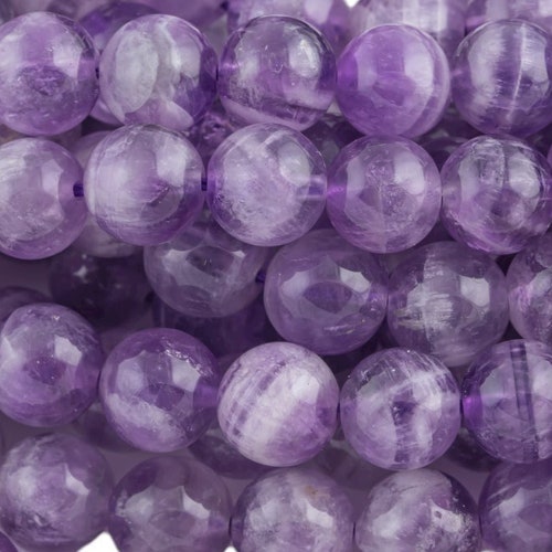 Natural Lilac Violet Purple Lepidolite 4mm 6mm 8mm 10mm Smooth | Etsy