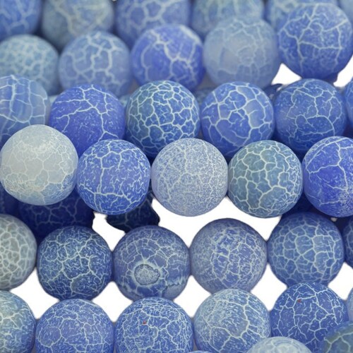 Deep Blue Fire Agate High Quality in Faceted Round 8-10mm - Etsy