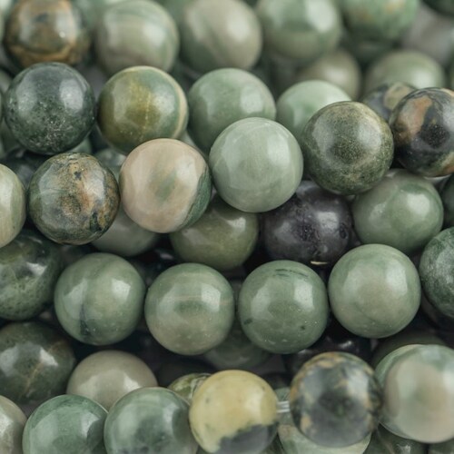 Natural Green Rainforest Jasper High Quality in Round Full - Etsy