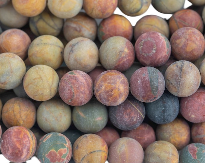 Natural Unakite Unikite Jasper Round 4mm 6mm 8mm 10mm - Etsy