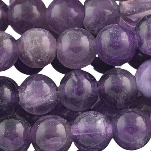 LARGE-HOLE Beads 8mm or 10mm Smooth-finished Round. 2mm - Etsy