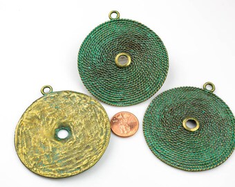 Brass disc | Etsy