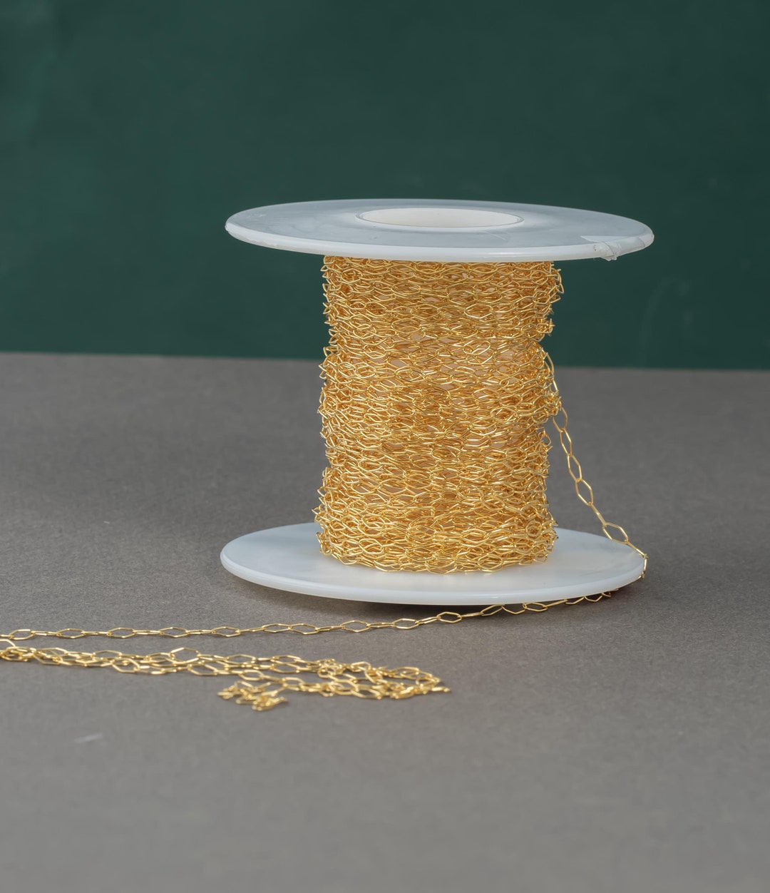 2.5x5mm ROUND or Flat Marquee Gold-filled Chain -wholesale - USA Made ...