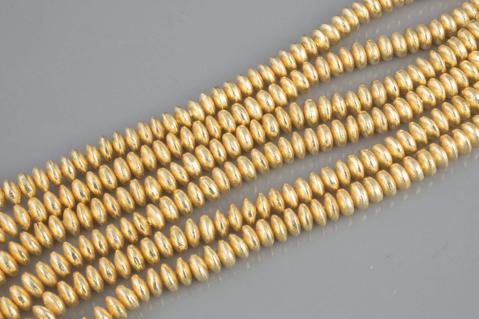 Brushed Gold Copper Roundel Rondelle Saucer 6mm 8mm 10mm 8 - Etsy