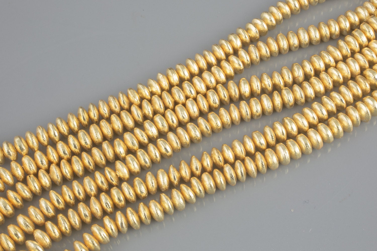 Brushed Gold Copper Roundel Rondelle Saucer 6mm 8mm 10mm 8 - Etsy